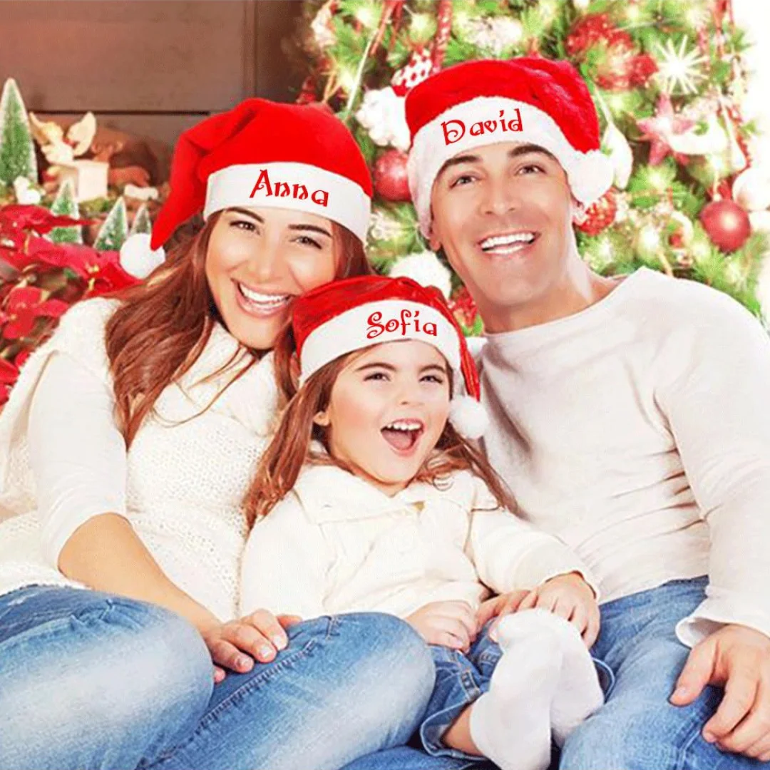 Personalized Santa Hat - Add your Name or Text - Order Online - InkMASH.com